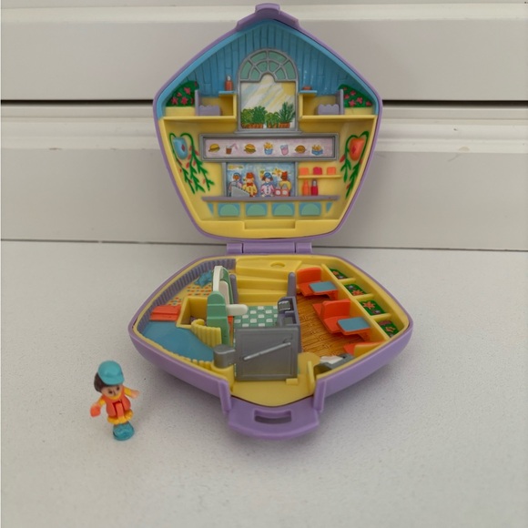polly pocket | Toys | Vintage Polly Pocket At The Burger Stand | Poshmark